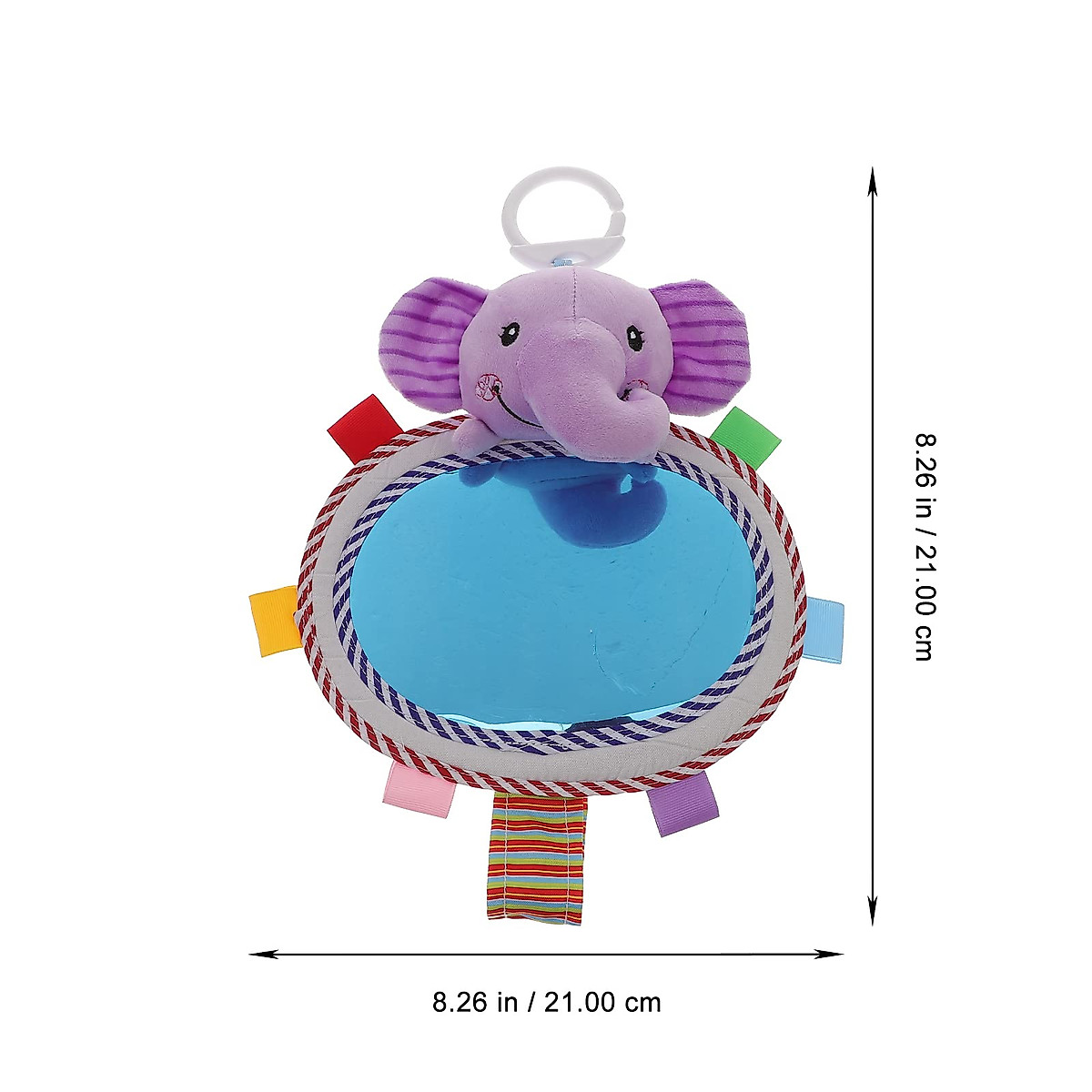 TOYANDONA 1Pc Baby Mirror Toy, Hanging Baby Car Mirror Floor Mirror Activity Mirror Developmental Baby Toys for Babies Newborns