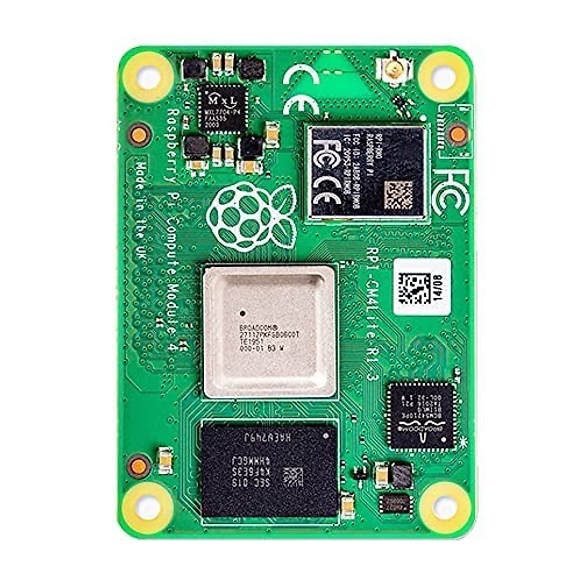 Raspberry Pi Compute Module 4-1GB RAM No eMMC, 2.4/5.0GHz with Wi-Fi CM4 Board (CM4101000)