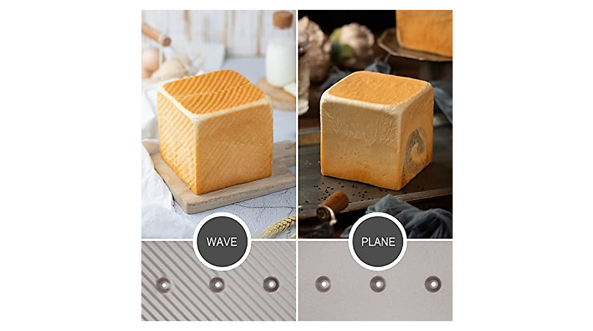 CHEFMADE Non-Stick Pullman Loaf Pan for Perfect Baking