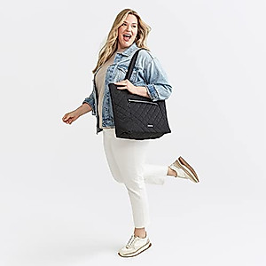 Vera Bradley Women's Performance Twill Tote Bag, Olive Leaf, One Size