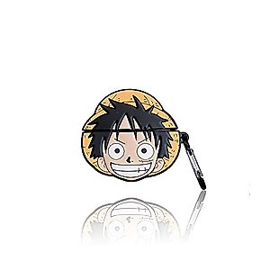 Used for Airpods Pro Charging Case Cover , Cute Cartoon Anime AirPods Case Silicone Airpods Cover (Lufi/Pro)