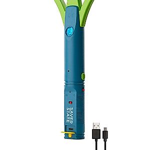 SWAT IT! Handheld Bug Zapper Racket, Rechargeable Electronic Fly Swatter Zapper, 4000 Volt, USB Charging Cable, 2 Pack (Mini)