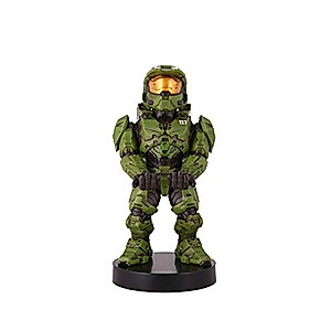 Exquisite Gaming: Halo: Master Chief - Mobile Phone & Gaming Controller Holder, Device Stand, Cable Guys, Xbox Licensed Figure