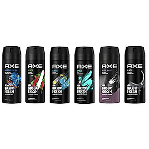12 AXE body spray deodrant Anit-Aerspirant (12X 150 ml/5.07 oz, Mix within the available kinds)