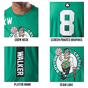 Ultra Game NBA New York Knicks - RJ Barrett Mens Active Tee Shirt, Team Color, Large