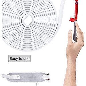 Stormytime Anti-Collision Strip Replacement for Xiaomi M365 / Pro Ninebot ES Max G30 Gotrax Electric Scooter Parts, Prevent Scooter from Friction Damage Bumper Protective (White)