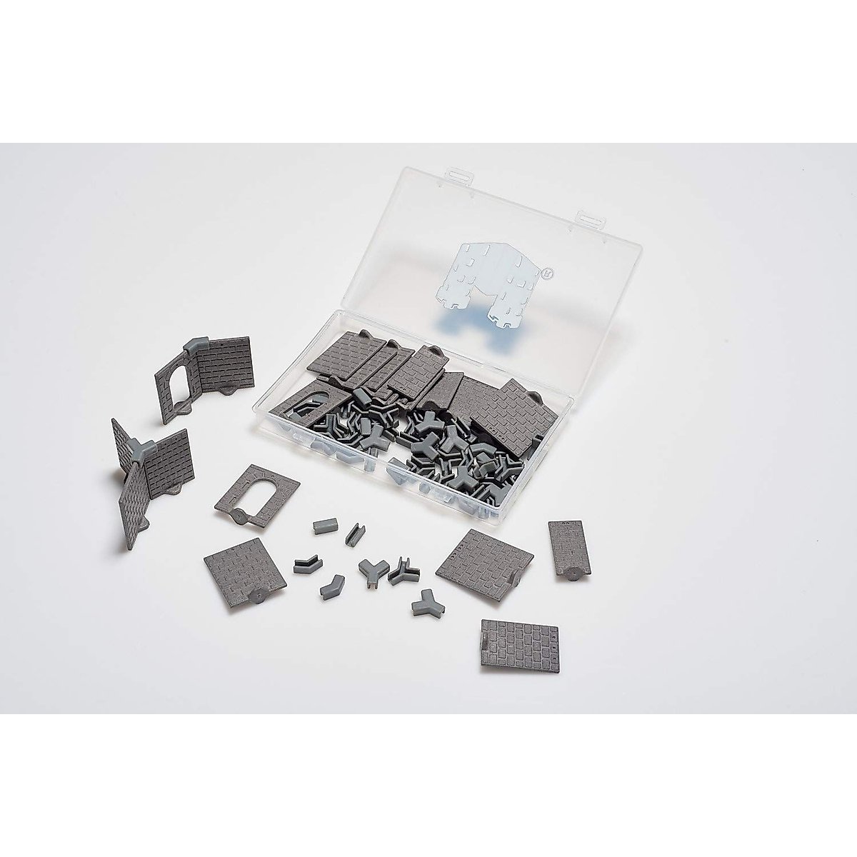 Diagonal Adapters Expansion - Mini RPG Modular Dungeon System Injection Molded for Dungeons & Dragons (DND), Pathfinder, War Gaming, and More! by DCD