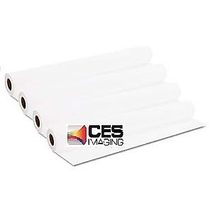 4 Rolls 36" X 150' (36 Inch X 150 Foot) 20lb Bond Paper 2" Core. By CES Imaging
