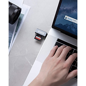 Anker SD Card Reader, 2-in-1 USB C Memory Card Reader for SDXC, SDHC, SD, MMC, RS-MMC, Micro SDXC, Micro SD, Micro SDHC Card, and UHS-I Cards