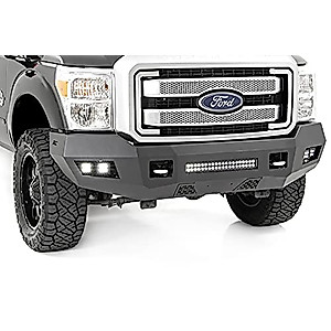 Rough Country Heavy Duty LED Front Bumper for 11-16 Ford Super Duty - 10783