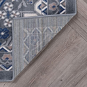 Universal Rugs Logan Area Rug, 4' x 5', Gray