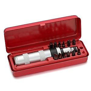 JIXINLAR 1/2" Manual Hand Impact Driver Set Extractor-12 PCS Impact Screwdriver S2 Steel Much More Durable Disengage Rusted Fasteners or Frozen Bolts Manual Reversible Impact Driver Set