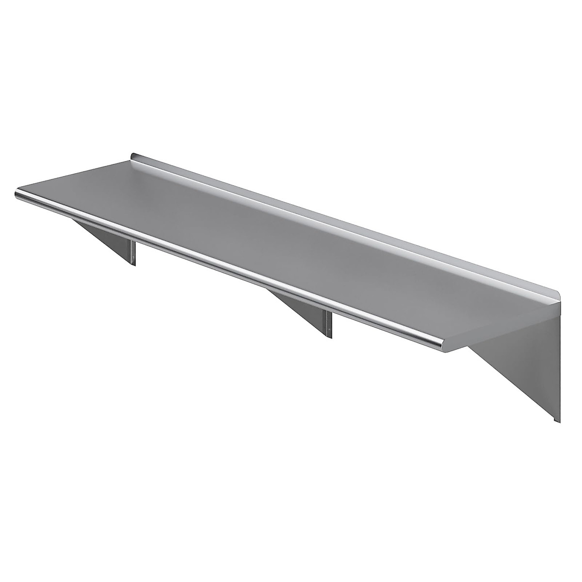 AmGood 18" x 72" Stainless Steel Wall Shelf | NSF | Garage, Laundry, Storage, Utility Room