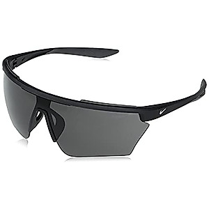 Nike Windshield Elite Pro Rectangular Sunglasses, Matte Black, 60/13/130