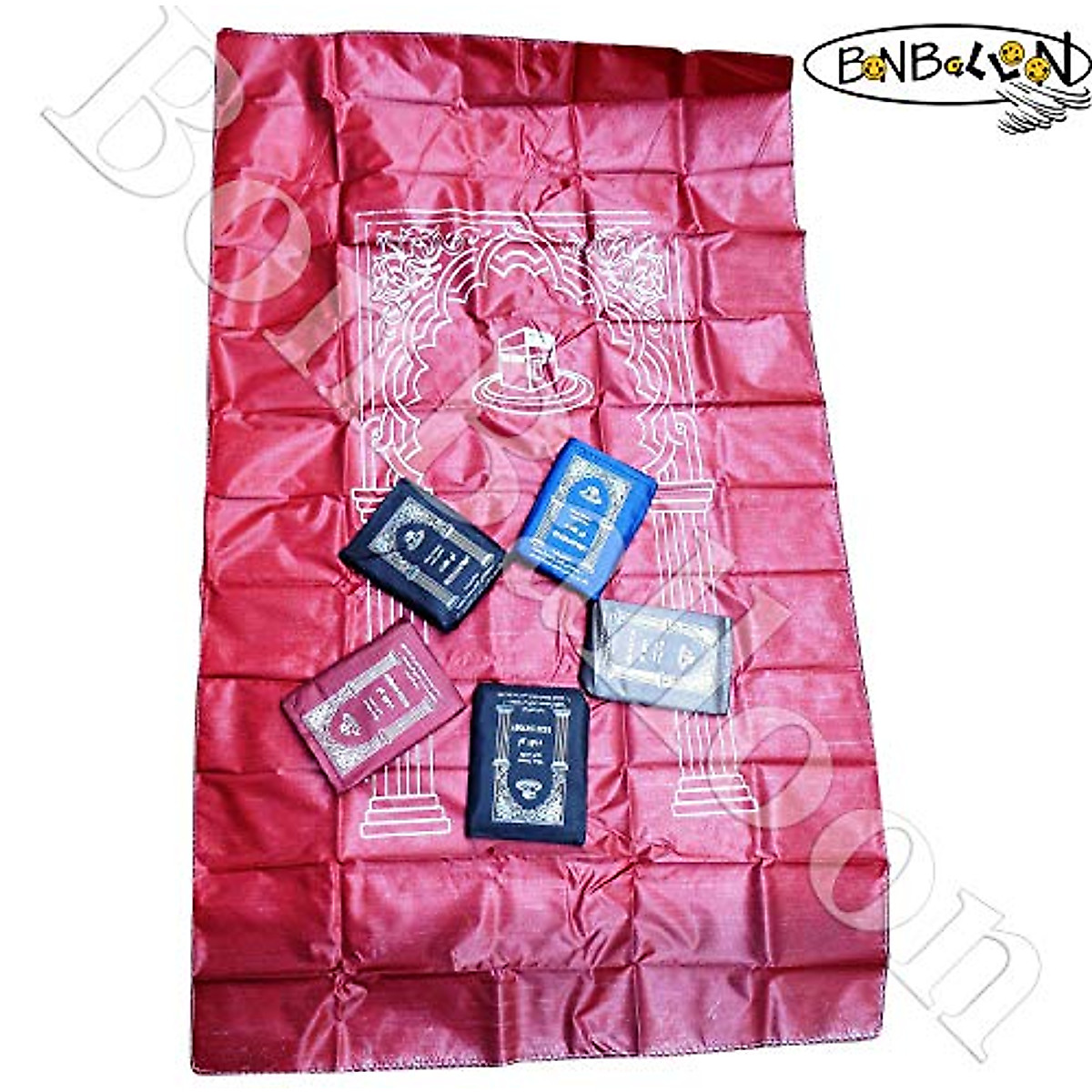 12 Pcs Mini Pocket Portable Travel Prayer Praying Rug Mat Namaz Carpet Islamic Muslim Gebetsteppich Musallah Foldable Waterproof Salah Slalat Sajadah Sajda Sajjadah Gift Ramadan Eid Random Assortment