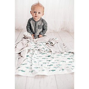 Copper Pearl Three-Layer Baby Blanket: Soft Baby Quilts for Boys and Girls | Breathable, Cozy, Toddler Blanket | Baby Quilt for Newborns | 46x46 Premium Polyester/Rayon | Pacific