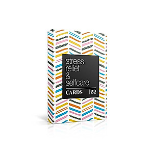Allura & Arcia 52 Stress Less & Self Care Cards - Mindfulness & Meditation Exercises - Anxiety Relief & Relaxation