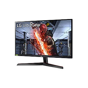 LG 27GN800-B 27 Inch Ultragear QHD (2560 x 1440) IPS Gaming Monitor with IPS 1ms (GtG) Response Time / 144Hz Refresh Rate and NVIDIA G-SYNC Compatible with AMD FreeSync Premium - Black (Renewed)