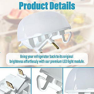 W11577968 W11429584 for Whirlpool Appliance Bulb-Light Refrigerator LED Light Replace W11602886