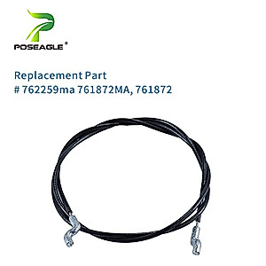 POSEAGLE 762259MA Auger Drive Cable Replaces Craftsman 762259ma, Craftsman 762259, Murray 762259MA, Murray 1501124MA
