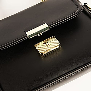 VODIU Small Shoulder Bags For Women Handbag Tote With Top-Handle Small Black Purse Crossbody Bag