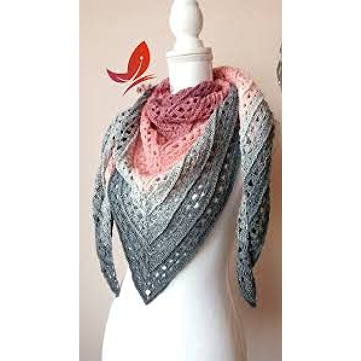 YarnArt Flowers Moonlight Glitter Cotton Yarn, Soft, Rainbow Crochet, Metallic Lurex handknit Shiny, Silvery Cake, Multicolor Cotton, 1 Skein Weight 9.17oz Lenght 393.7 inches,1 Fine Yarn (3293)