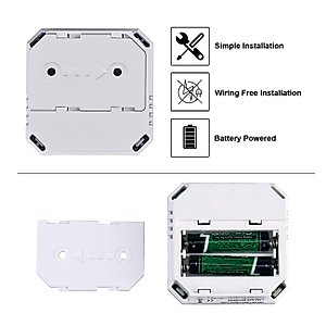 Carbon Monoxide Detector ,CO Gas Monitor Alarm Detector ,CO Sensor with LED Digital Display for Home,Depot,Battery Powered(2Pcs)
