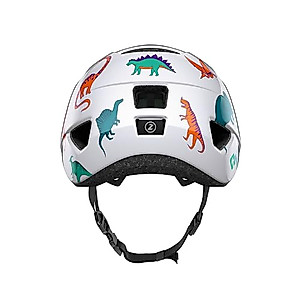 LAZER Pnut KinetiCore Kids Bike Helmet, Lightweight Bicycling Helmet for Children, Youth Unisex Cycling Head Gear, Dinosaurs, One Size