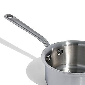 Made In Cookware - 3/4 Quart Stainless Steel Butter Warmer - 5 Ply Stainless Clad - Professional Cookware - Crafted in Italy - Induction Compatible