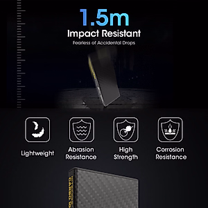 Nitecore Carbo 10000 Power Bank, 10000mAh Carbo Fiber Ultra Slim Lightweight USB & USB-C Dual Ports QC PD Quick Charge with Lumentac Cable for Phones Flashlights and Headlamps