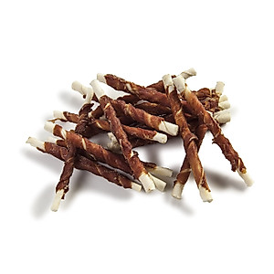 Pet 'n Shape Duck 'n Hide Twists - Duck Wrapped Rawhide Natural Dog Treats, Small, 1 Pound (Pack of 1)