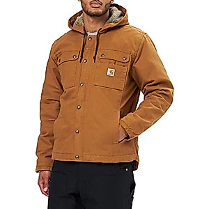 Carhartt Men's Bartlett Jacket (Regular and Big & Tall Sizes), Brown, Medium