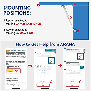 20 inch 200 LB Gas Prop Struts Shocks with L Mounting Brackets, 20" 889 N Lift-Support Gas Spring for Heavy-Duty Floor Hatch Trap Door Murphy Bed (Suitable Lid Weight: 185-220lbs), 2Pcs Set