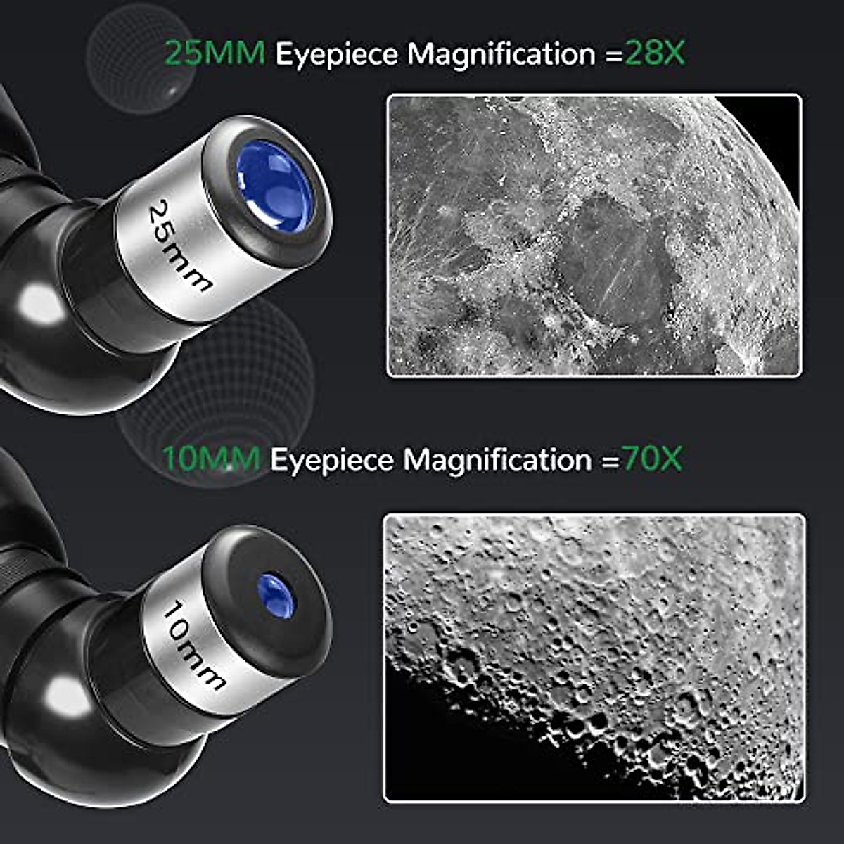 Telescope,Telescopes for Adults Astronomy,70mm Aperture 700mm Focal Length Professional Refractor Telescope for Kids and Beginners with Phone Adapter, AZ Mount and Tripod to Viewing Planets and Moon