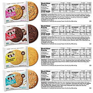Lenny & Larry's The Complete Cookie, 8 Flavor Variety Pack, Soft Baked, 16g Plant Protein, Vegan, Non-GMO, 4 Ounce (Pack of 16)
