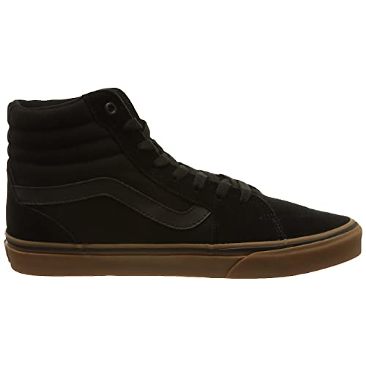 Vans Men's Sneaker, Suede Canvas Black Gum, 12