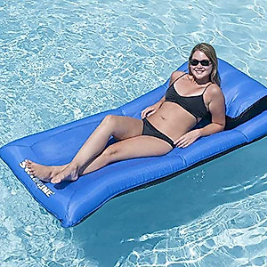 Swimline 9057 Swimming Pool Inflatable Fabric Covered Air Mattress (3 Pack)
