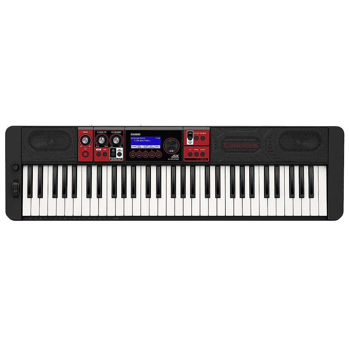 Casiotone CT-S1000V 61-Key Piano Style Portable Keyboard Bundle with Stand, Bench, Studio Monitor Headphones, Sustain Pedal