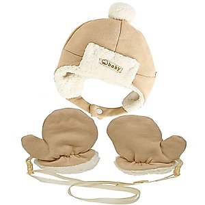 Paladoo baby caps and mittens set 9-24 Months