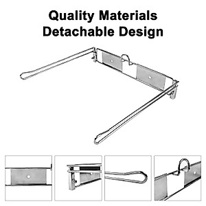 2 Pack T-Shirt Bag Rack，Store Bagging Stand，T-Shirt Bags Holder Wall Mount Plastic Grocery Bag Holder/Dispenser, Plastic Bag Holder for T Shirt Bags, Hanging Bag Holder for Supermarket,Farmers Market