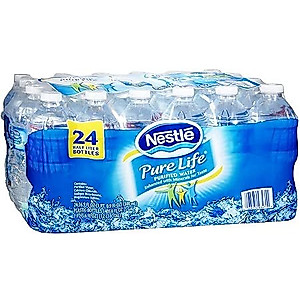 Nestle Nutritional Pure Life 571863 Nestle Pure Life Water 16.9 Oz. 24/Carton (110109) 1 Pack.