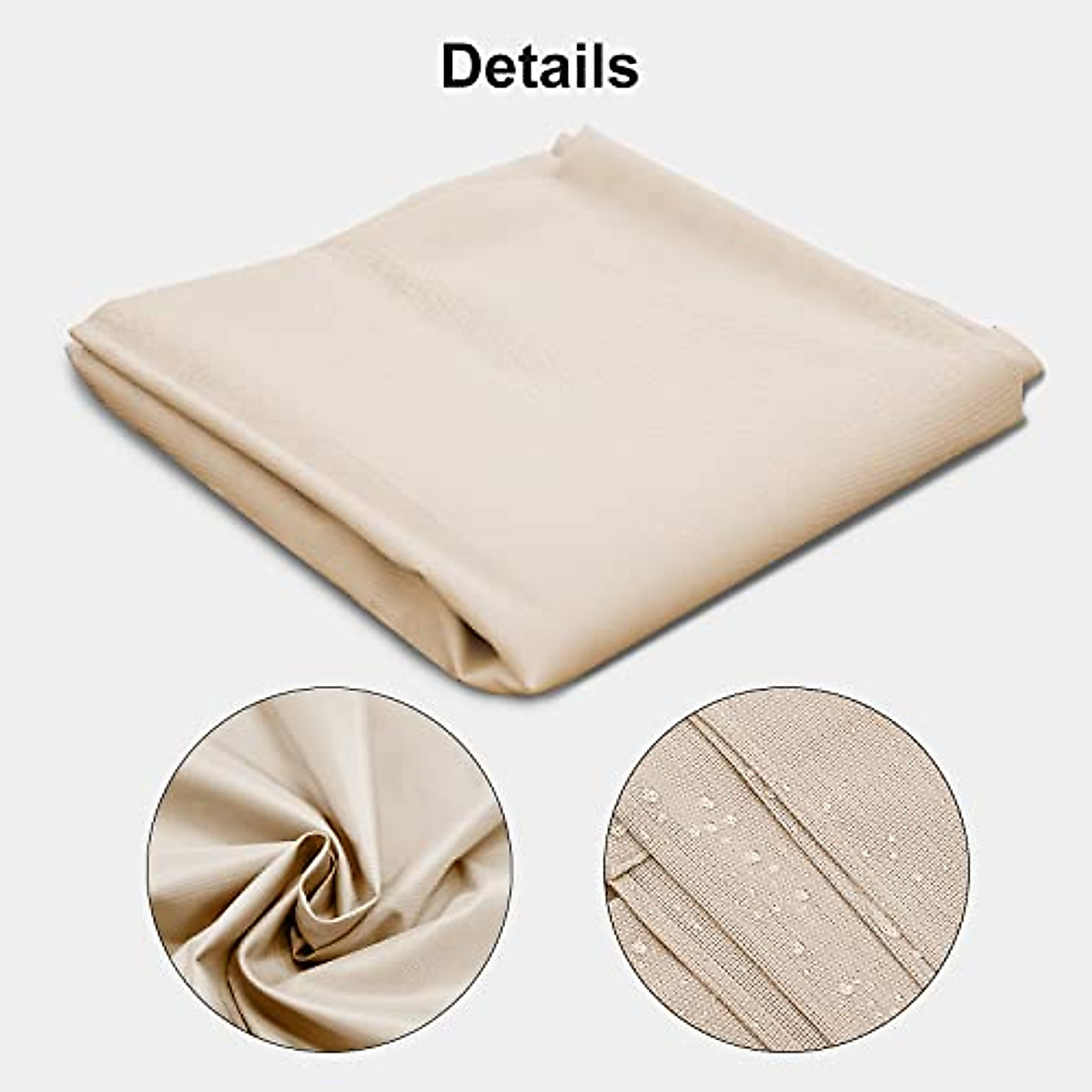 OLILAWN Pergola Shade Cover, Retractable Pergola Canopy for 10' X 13' Pergola,Sun-Protection and Durable Pergola Replacement Canopy