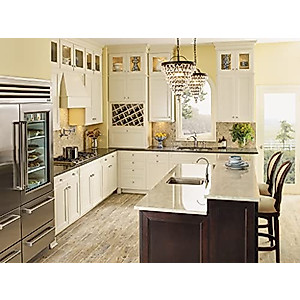 Moen S3945SRS Traditional Deck Mounted Kitchen Soap Dispenser with Above the Sink Refillable Bottle, Spot Resist Stainless