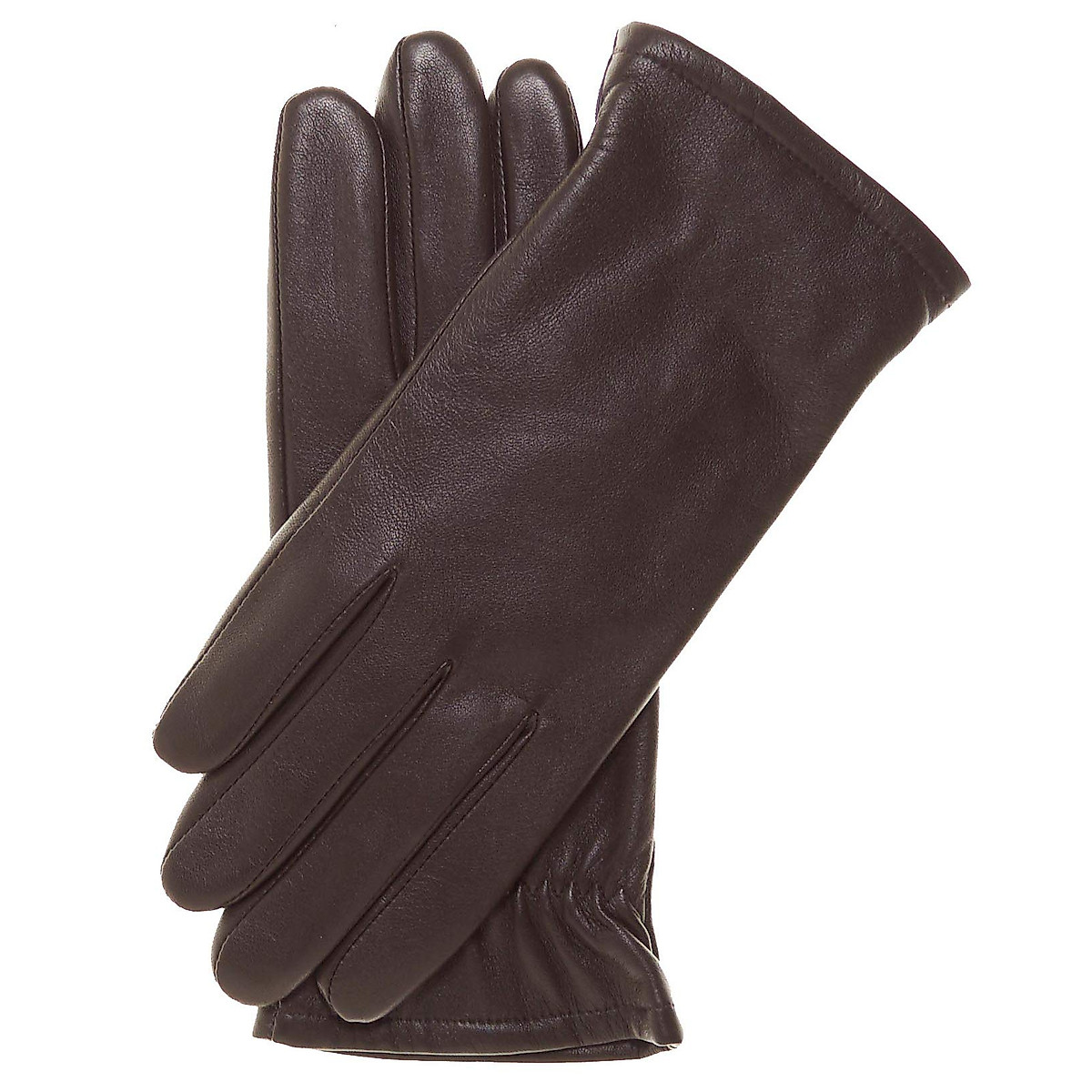 Pratt and Hart Broadway Lady’s Classic Thinsulate Lined Leather Gloves Size 7.5 Black