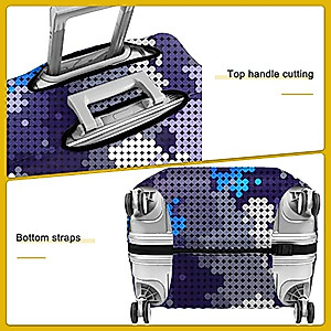 Feybaul Travel Luggage Cover Suitcase Protector Washable Protector Covers Dust & Stratch Resistance, S/M/L