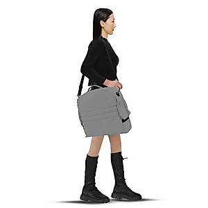 Foldable Travel Cot, Portable Baby Travel Cot Large Capacity Outdoor Curtain (Grey)