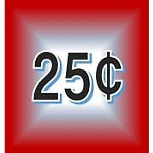 Vending Price Stickers for Candy Machines (20 Pack)