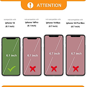 Bocasal Wallet Case for iPhone 14 Compatible with MagSafe Magnetic RFID Blocking Detachable Premium PU Leather Flip Case with Card Slots Holder Kickstand Wireless Charging 6.1 Inch (Blue)