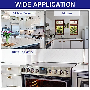 uxcell Stainless Steel Stove Top Cover, Gas Stove Protective Cover Bracket (L 30" x W 22" x H 2.75") for Rice Cooker Induction Cooler, Noodles Board for Cooktop/Electric Stove, Black