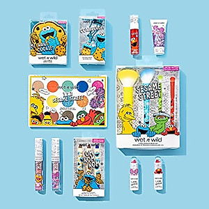 wet n wild Sesame Street Limited Edition PR Box - Makeup Set with Versatile Brushes, Vibrant Buildable & Blendable Palettes & Lip Glosses for Unique Looks, Cruelty-Free & Vegan